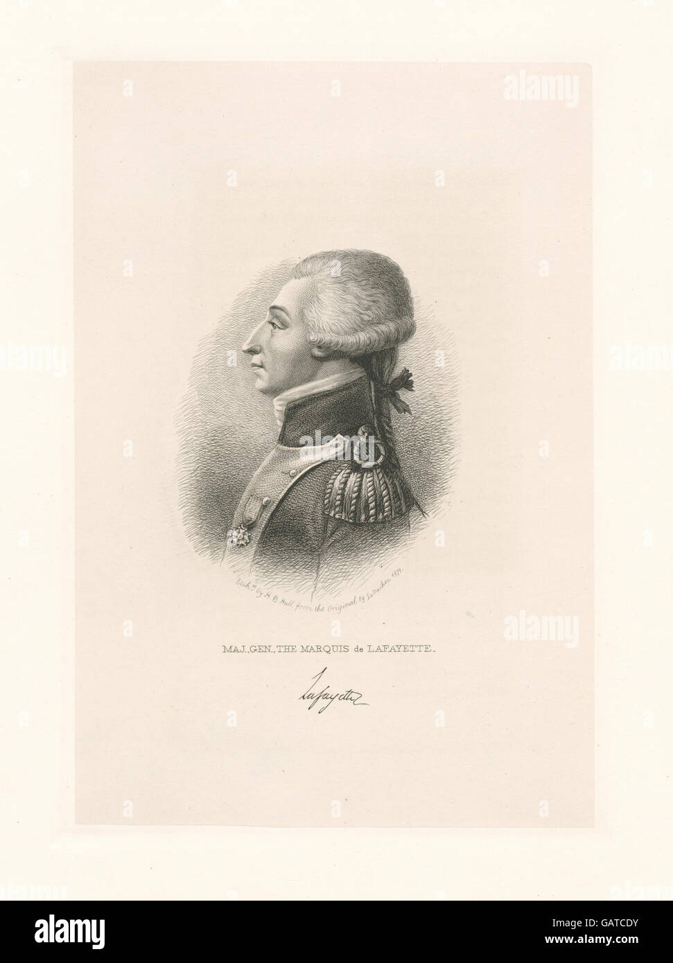 Major General the Marquis de Lafayette was a French aristocrat and ...