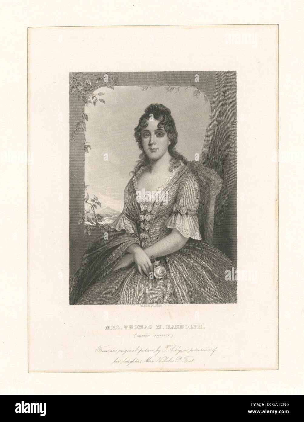 Mrs. Thomas M. Randolph, also known as Martha Jefferson Randolph, was ...