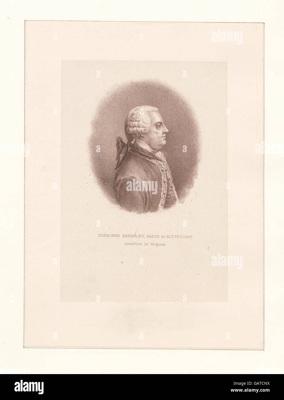 Norborne Berkeley, the Baron de Bottetourt, was a colonial governor of ...