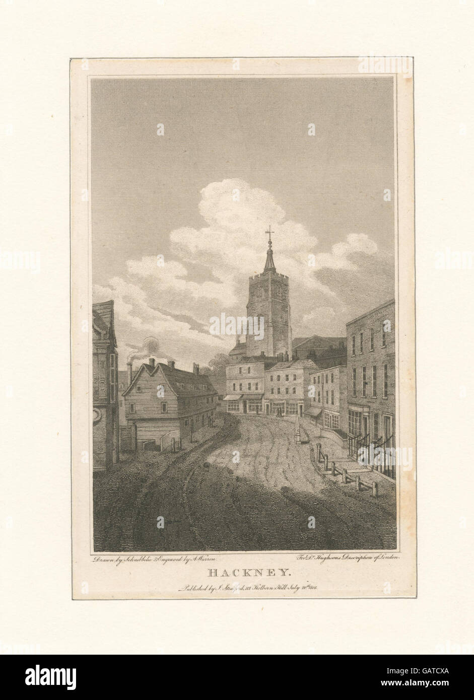 An illustration of Hackney, a horse-drawn carriage popular in 19th ...