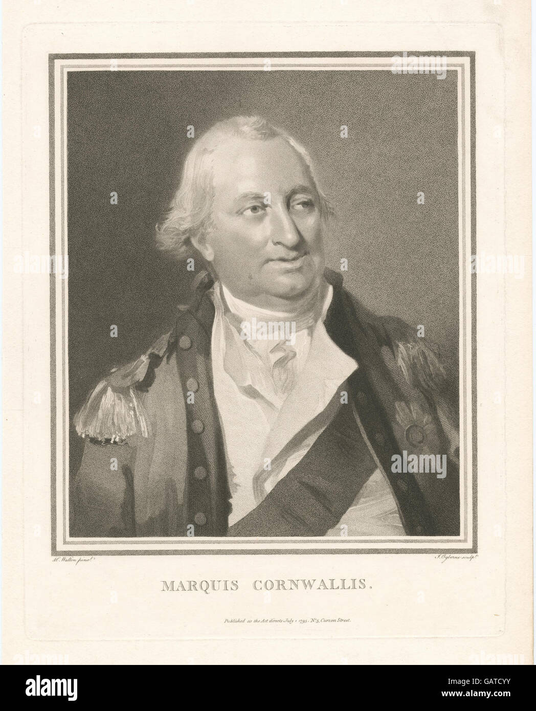 A historical reference to Charles Cornwallis, a British Army officer ...