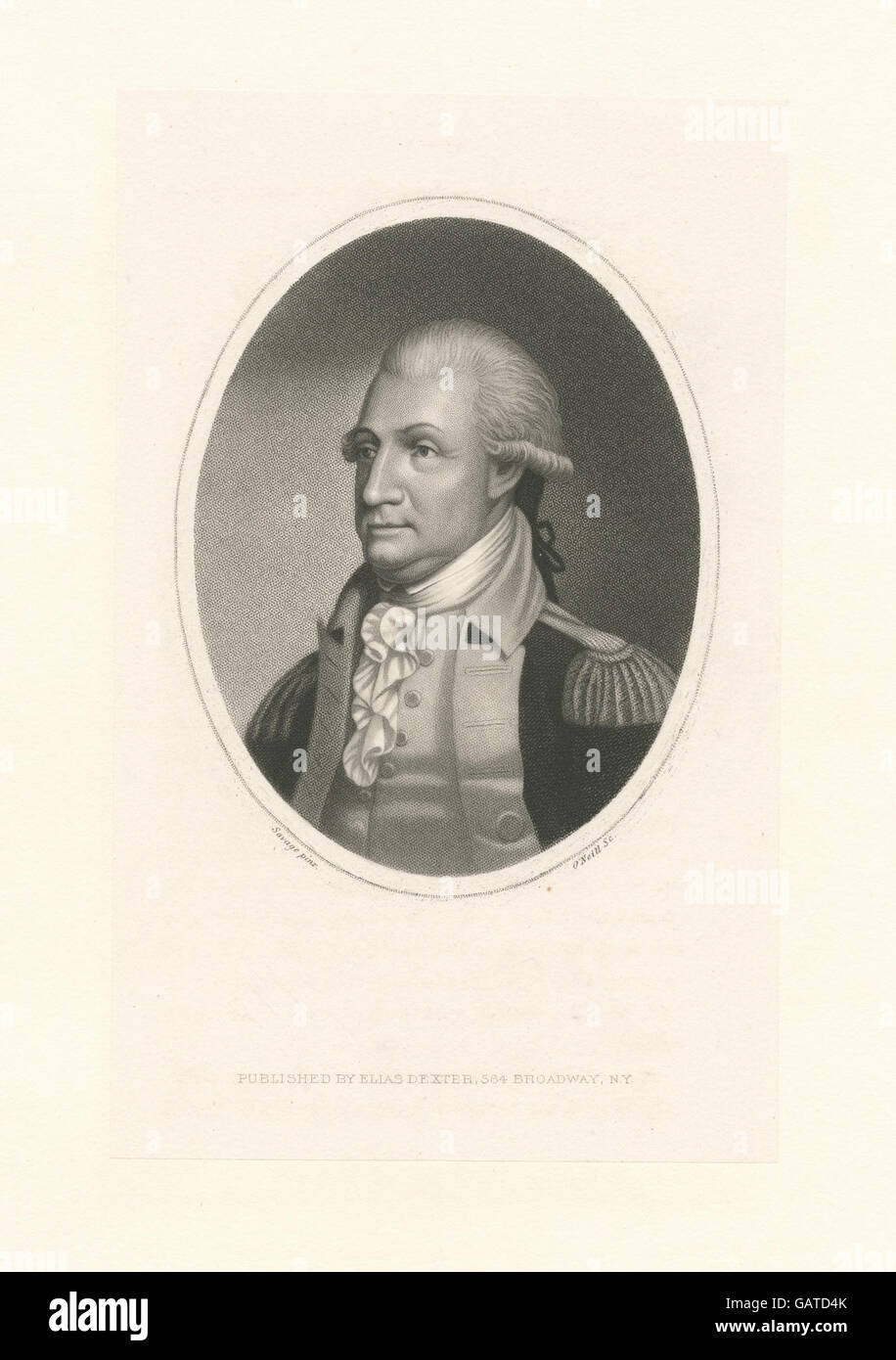 A historical representation of George Washington, the first President ...