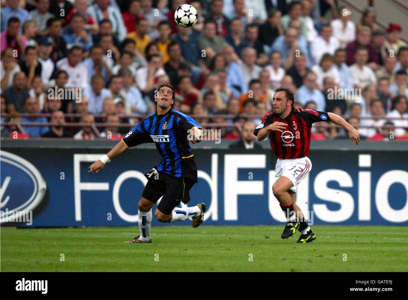 Ac milan v inter milan francesco coco hi-res stock photography and ...