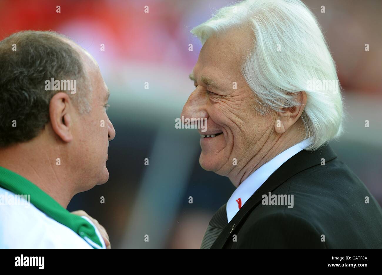 Portugal head coach luiz felipe scolari right hi-res stock photography ...