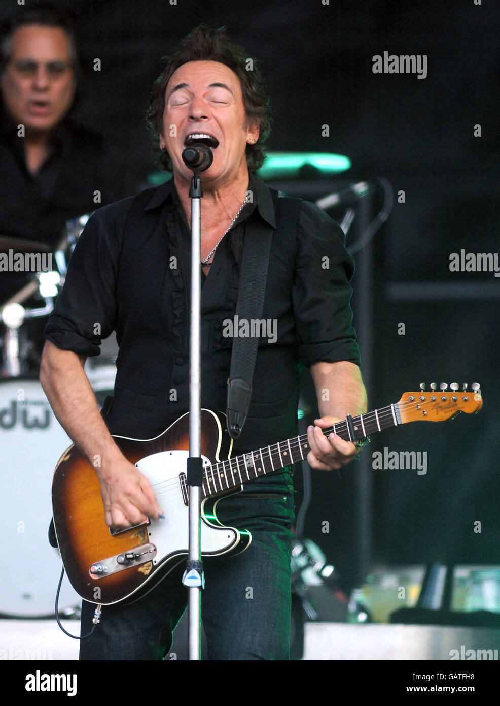 Bruce Springsteen performs in concert at the Emirates Stadium, in north ...