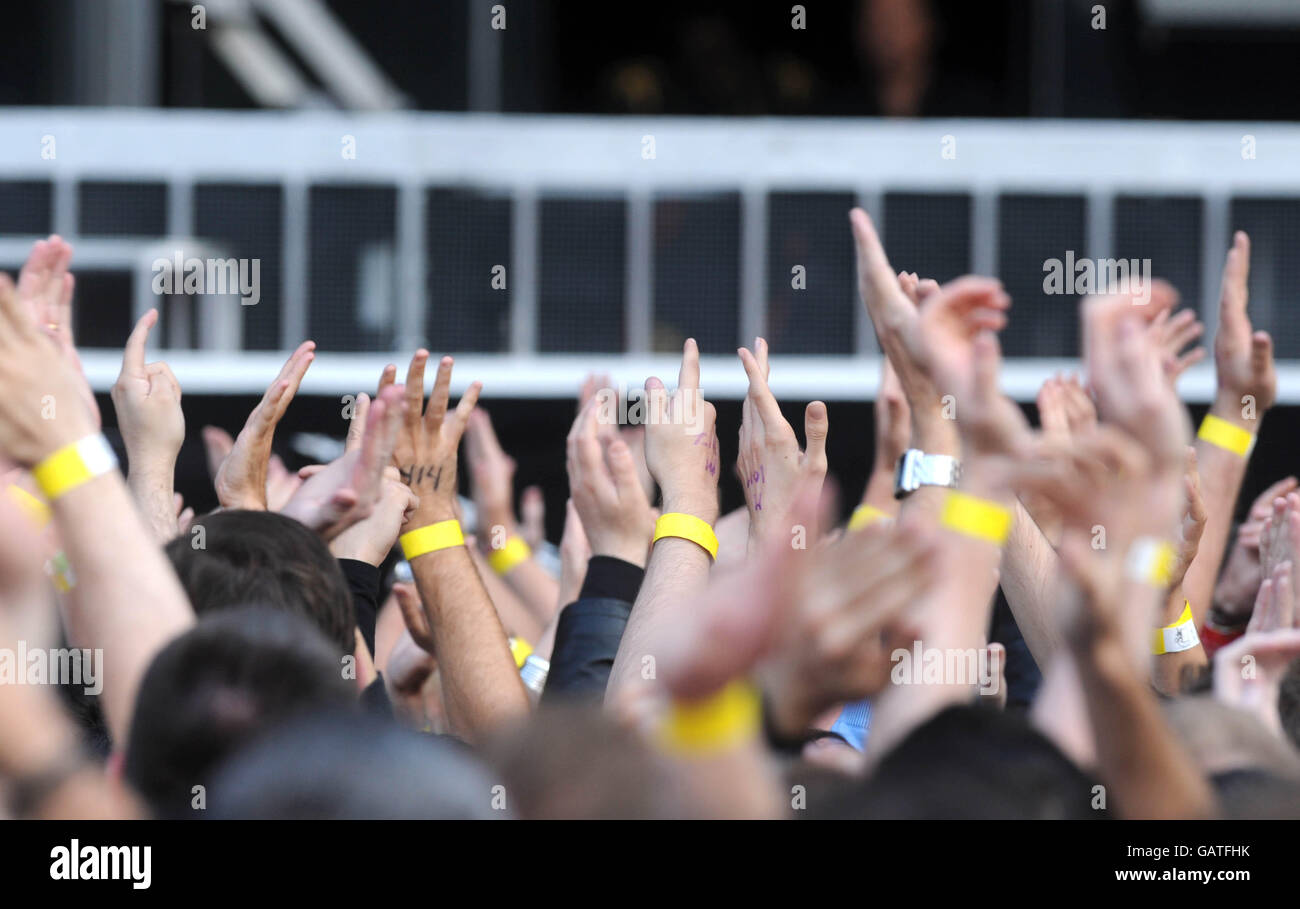 Bruce Springsteen in concert - London Stock Photo - Alamy