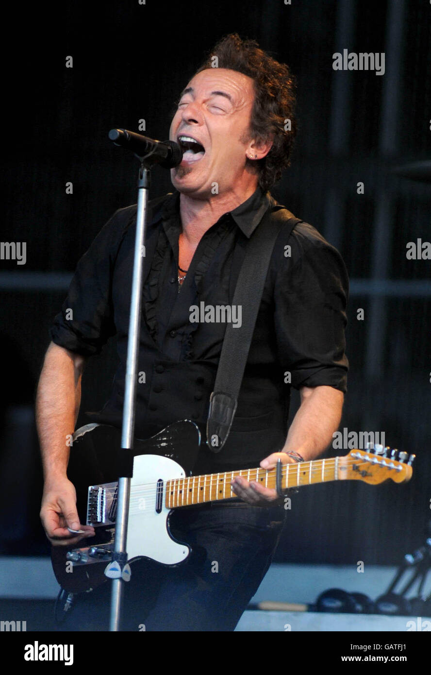 Bruce Springsteen in concert - London Stock Photo - Alamy