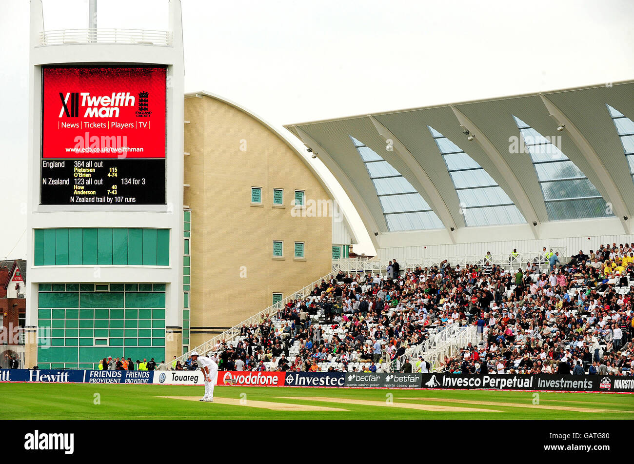 A view of the new stand at trent bridge hi-res stock photography and ...