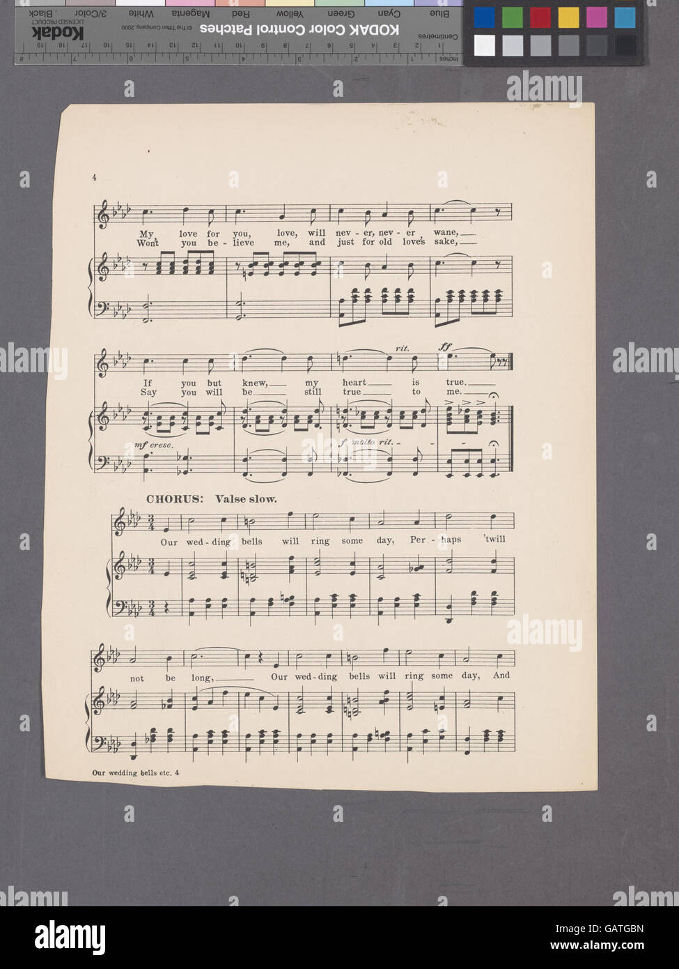 'Our wedding bells will ring some day' expresses hope and anticipation ...