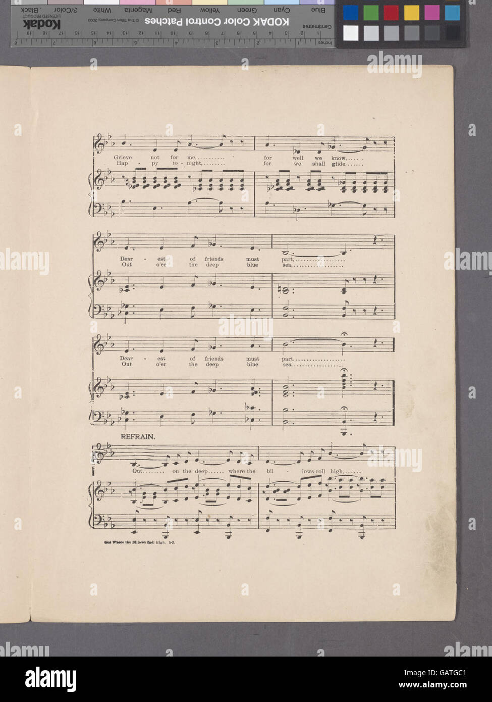 This image reflects the maritime theme of 'Out where the billows roll ...