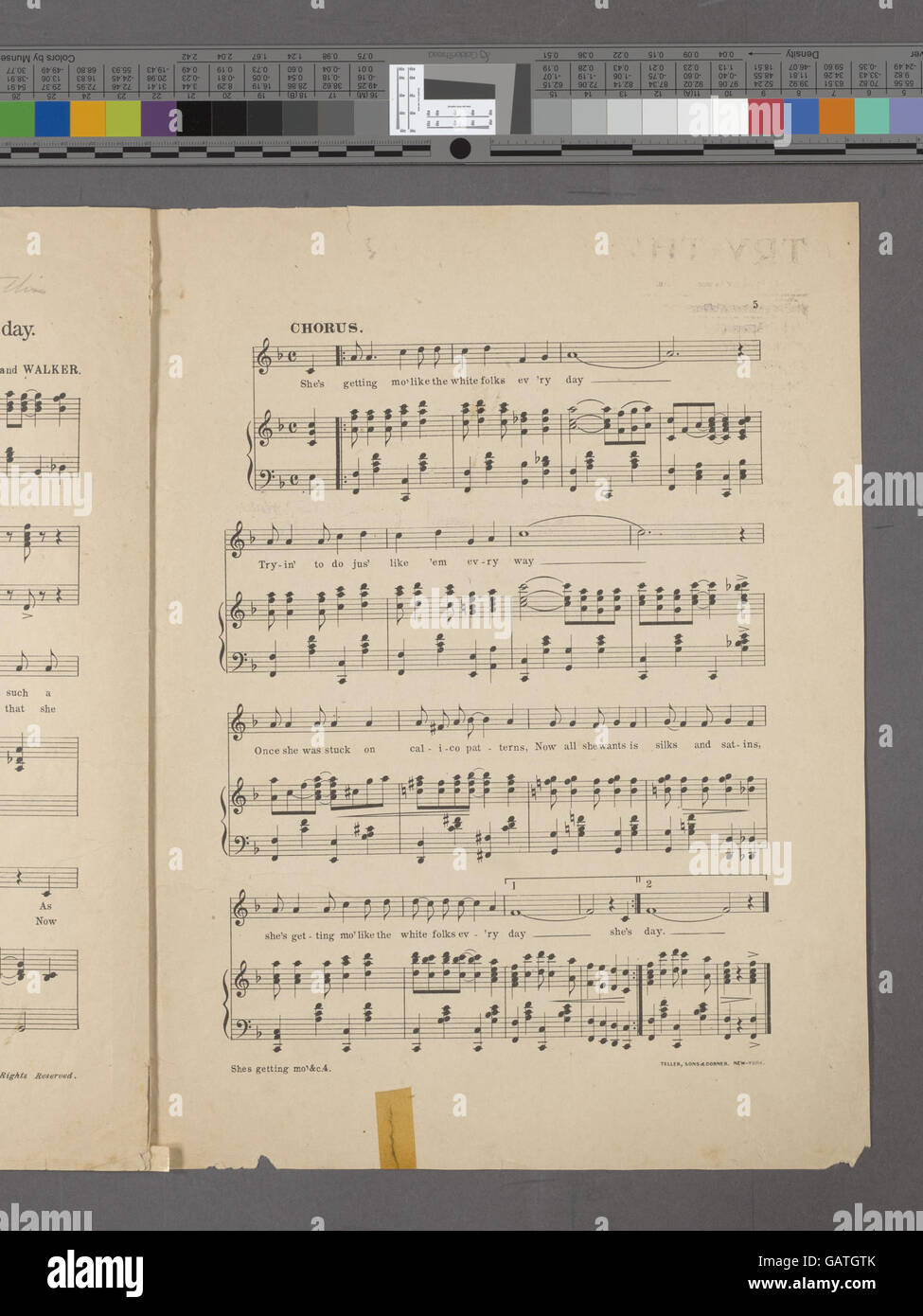 A phrase reflecting social commentary, possibly focusing on changing ...