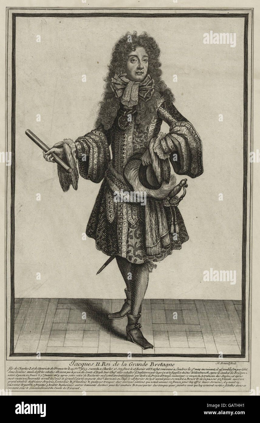 Jacques II, Roi de la Grande Bretagne ( NYPG94-F149-419930 Stock Photo ...