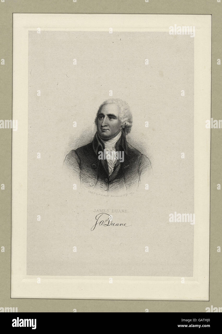 James Duane, known for his role in early American history, is depicted ...