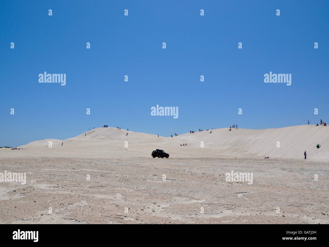 Lancelin,WA,Australia-September 28,2015:Lancelin Sand Dunes with crowds ...