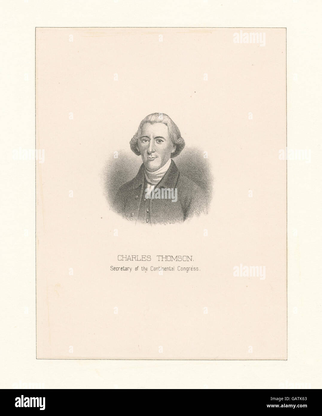 Charles thomson secretary hi-res stock photography and images - Alamy