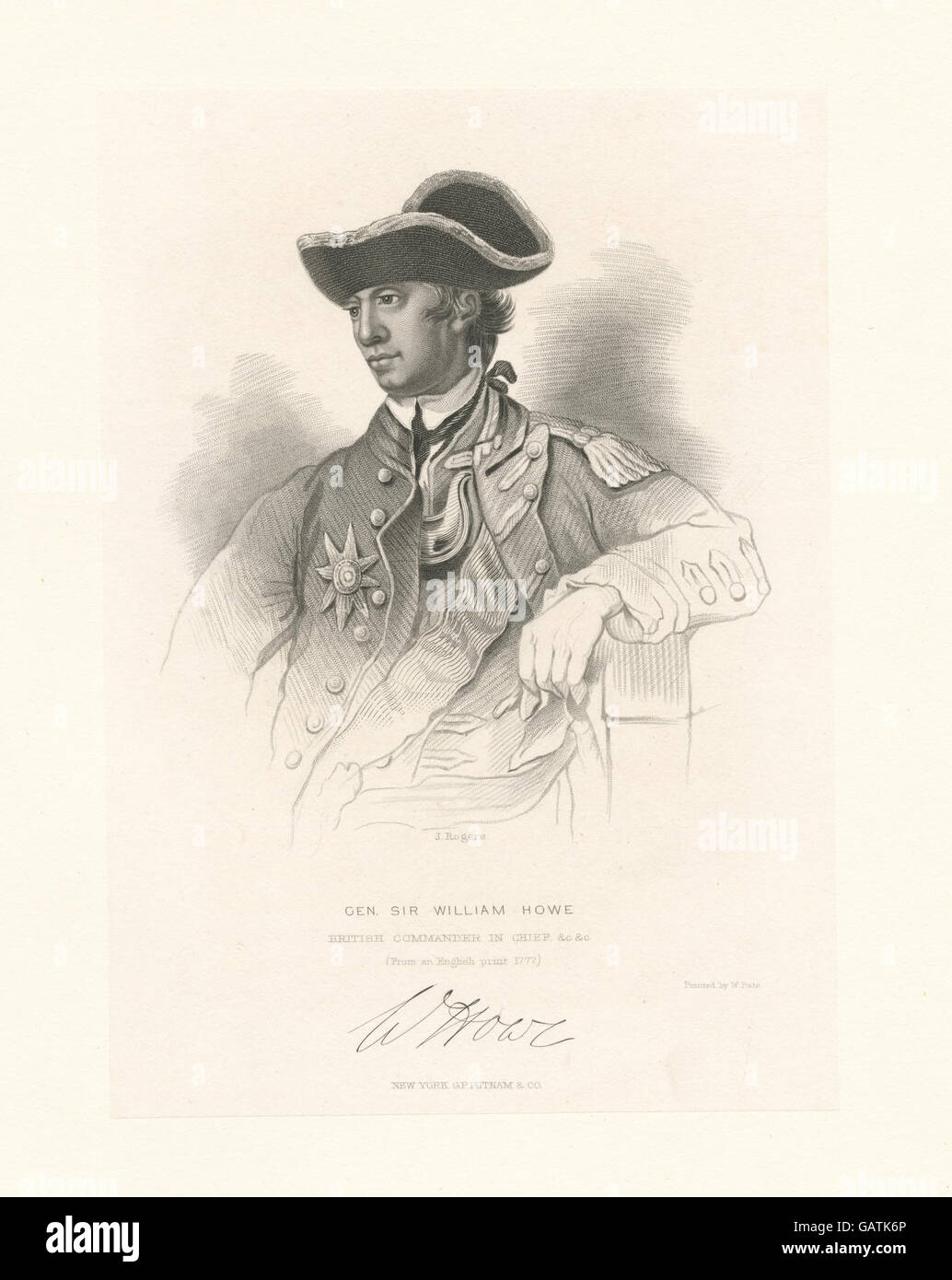 General Sir William Howe was a British officer during the American ...