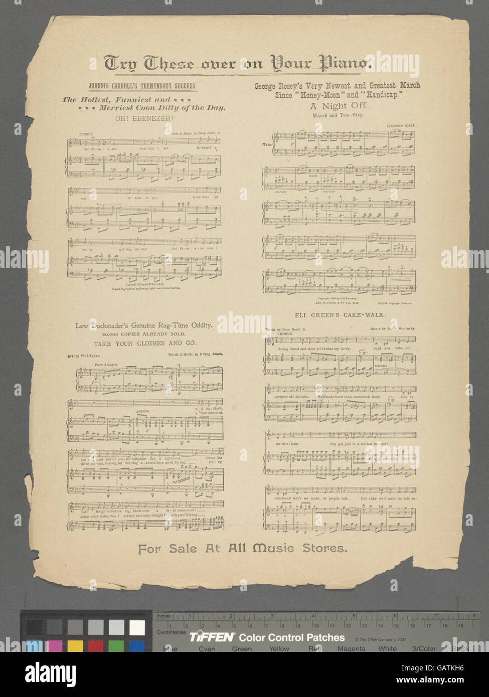 An image referencing the song 'Oh! Ebenezer,' likely depicting a ...