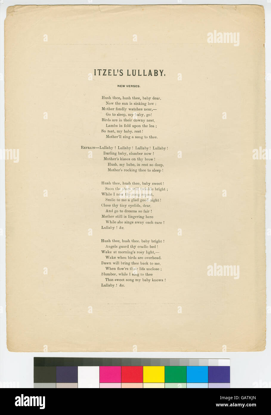A lullaby refers to a gentle song or melody traditionally sung to ...