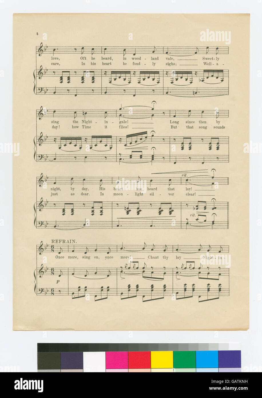 'The Nightingale’s Song' refers to a poetic or musical theme involving ...