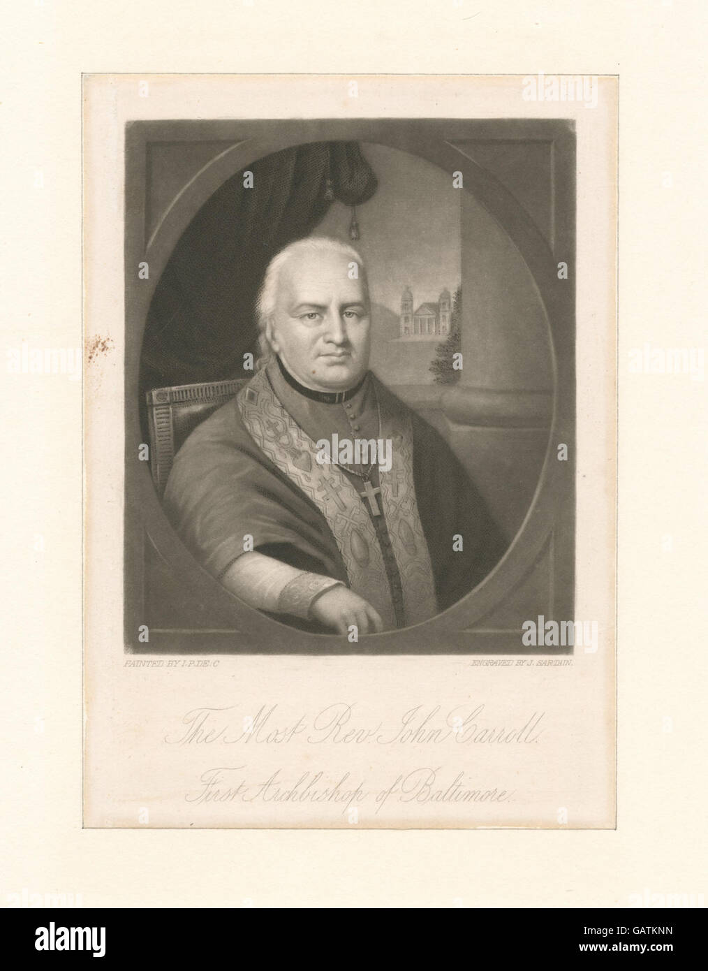 The Most Rev. John Carroll, first archbishop of Baltimore ( Hades ...
