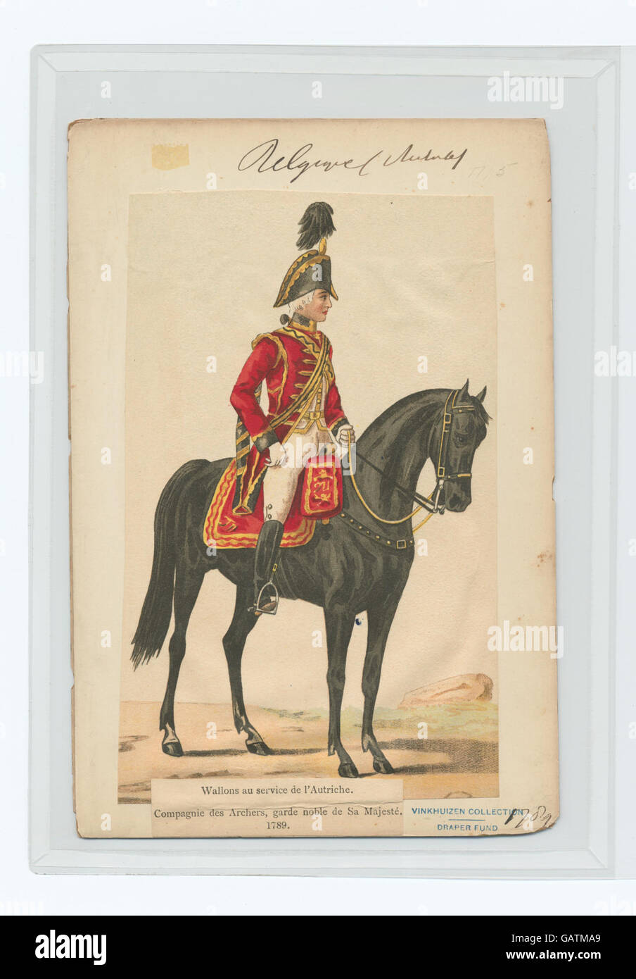 'Wallons au service de l'Autriche' translates to 'Walloons in the ...