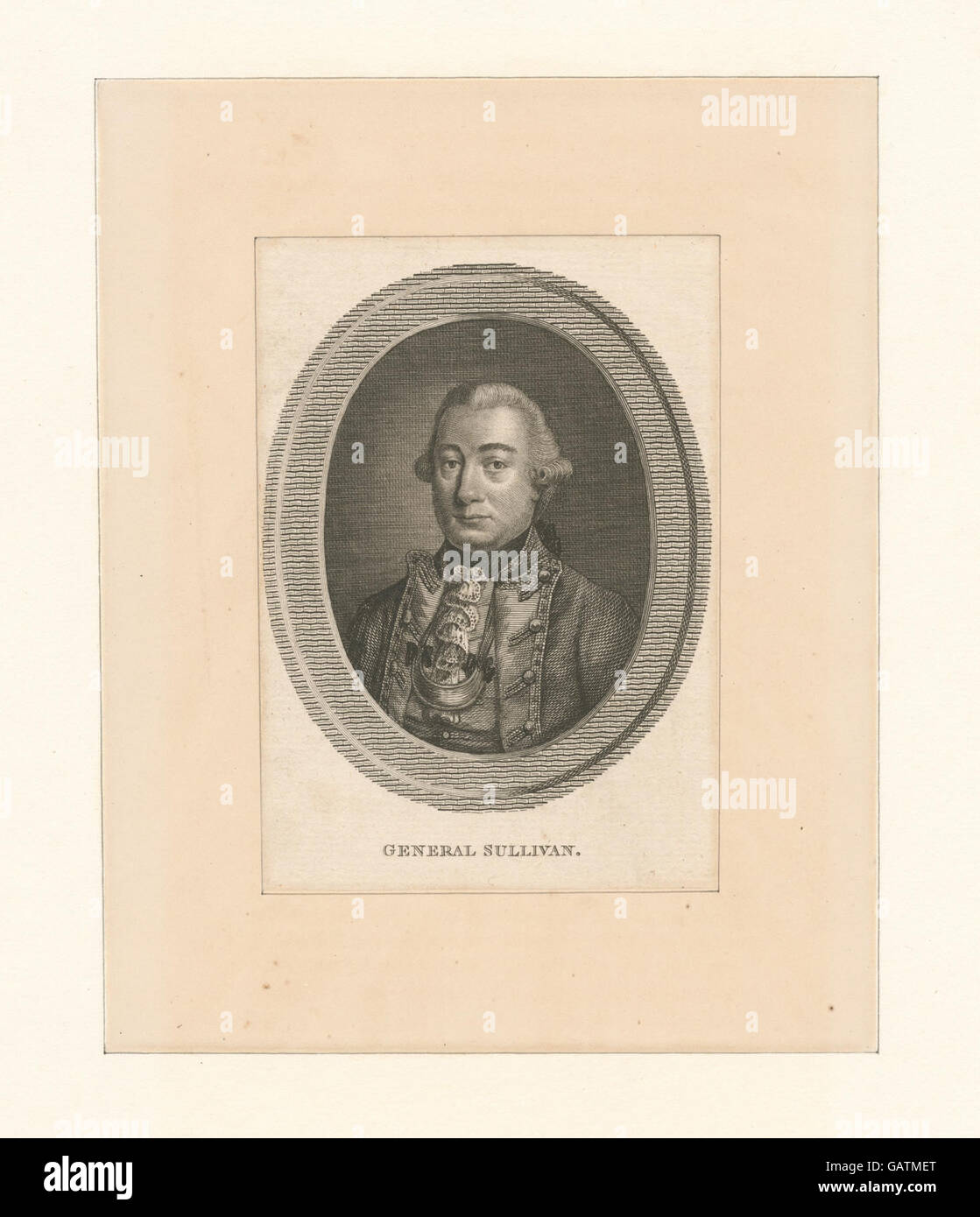 A portrait of General John Sullivan, an important figure in the ...