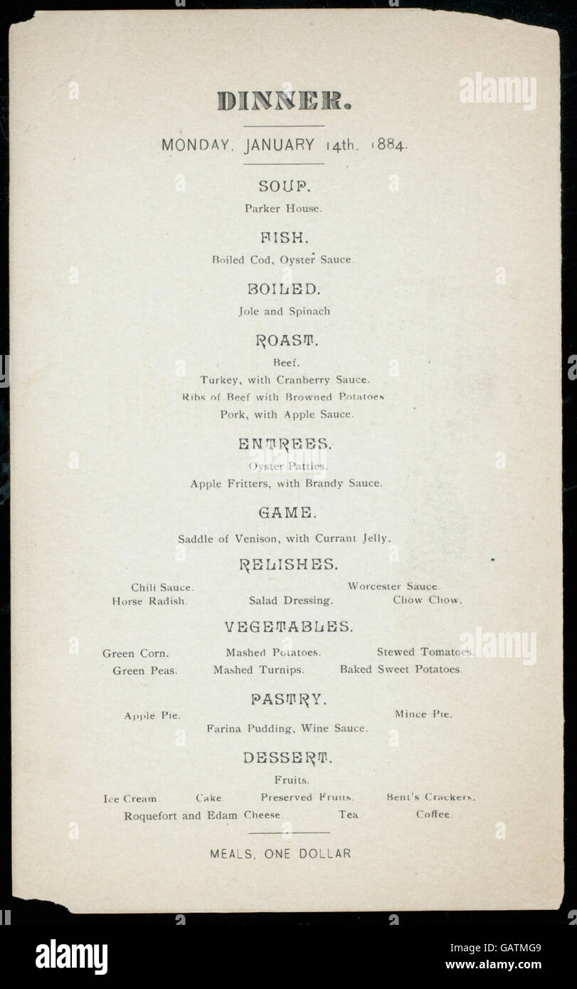 A formal dinner event hosted by the Pennsylvania Railroad aboard the ...