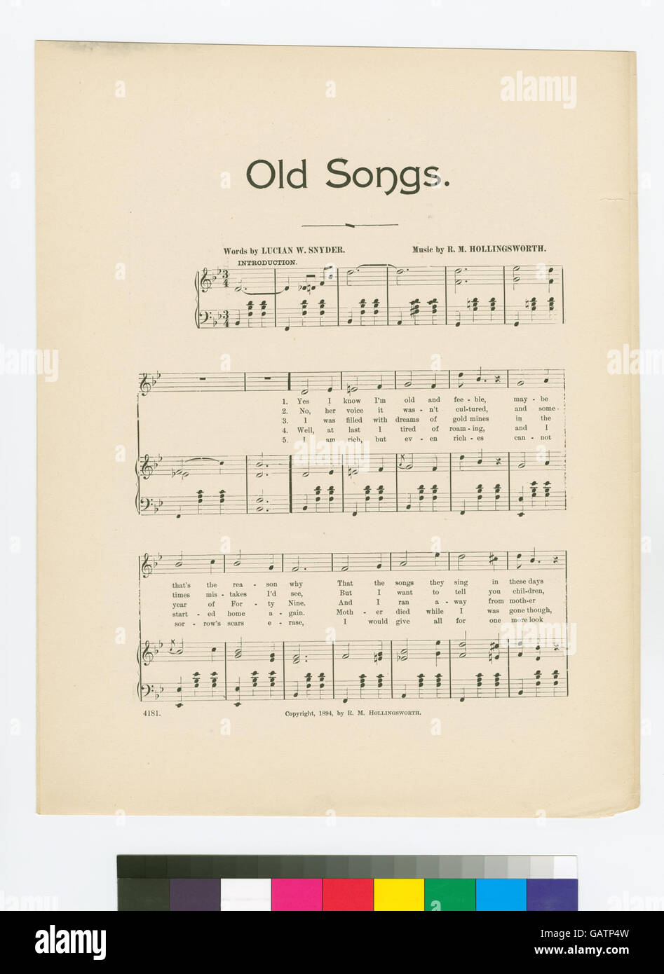 An image featuring a collection or performance of old songs, reflecting ...