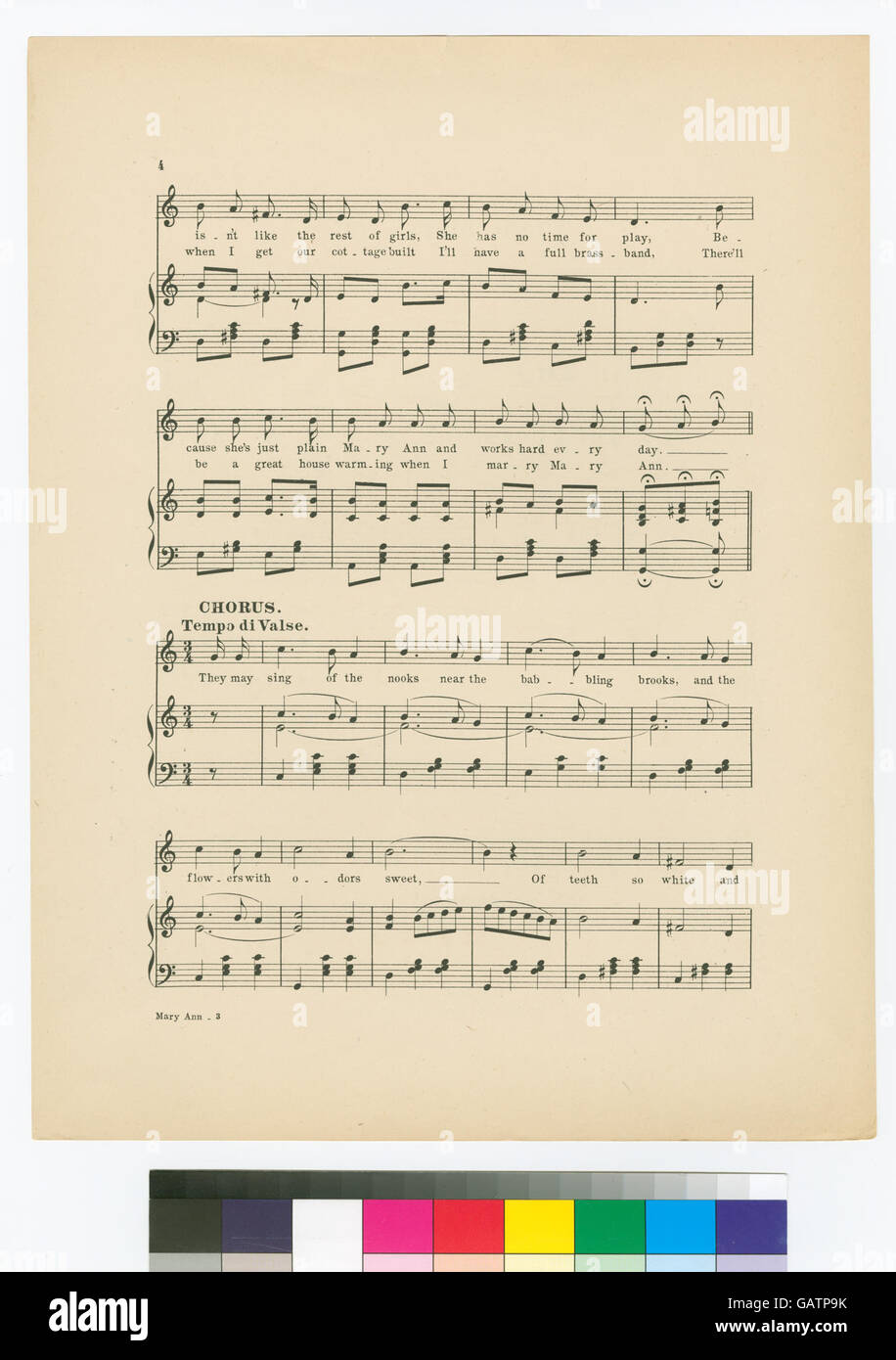 This title likely refers to a simple or modest character named Mary Ann ...