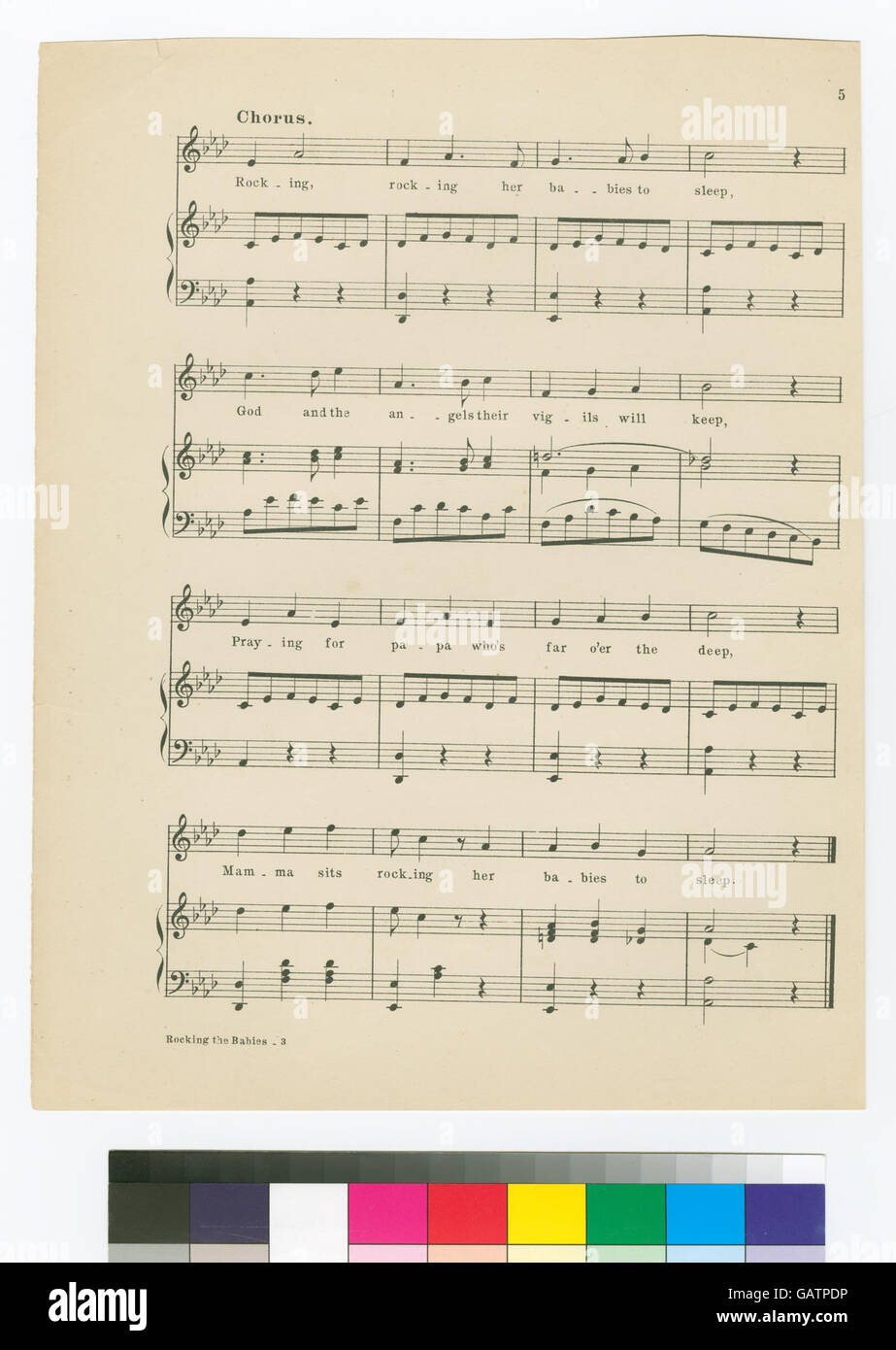 A playful or affectionate expression likely referring to gently rocking ...