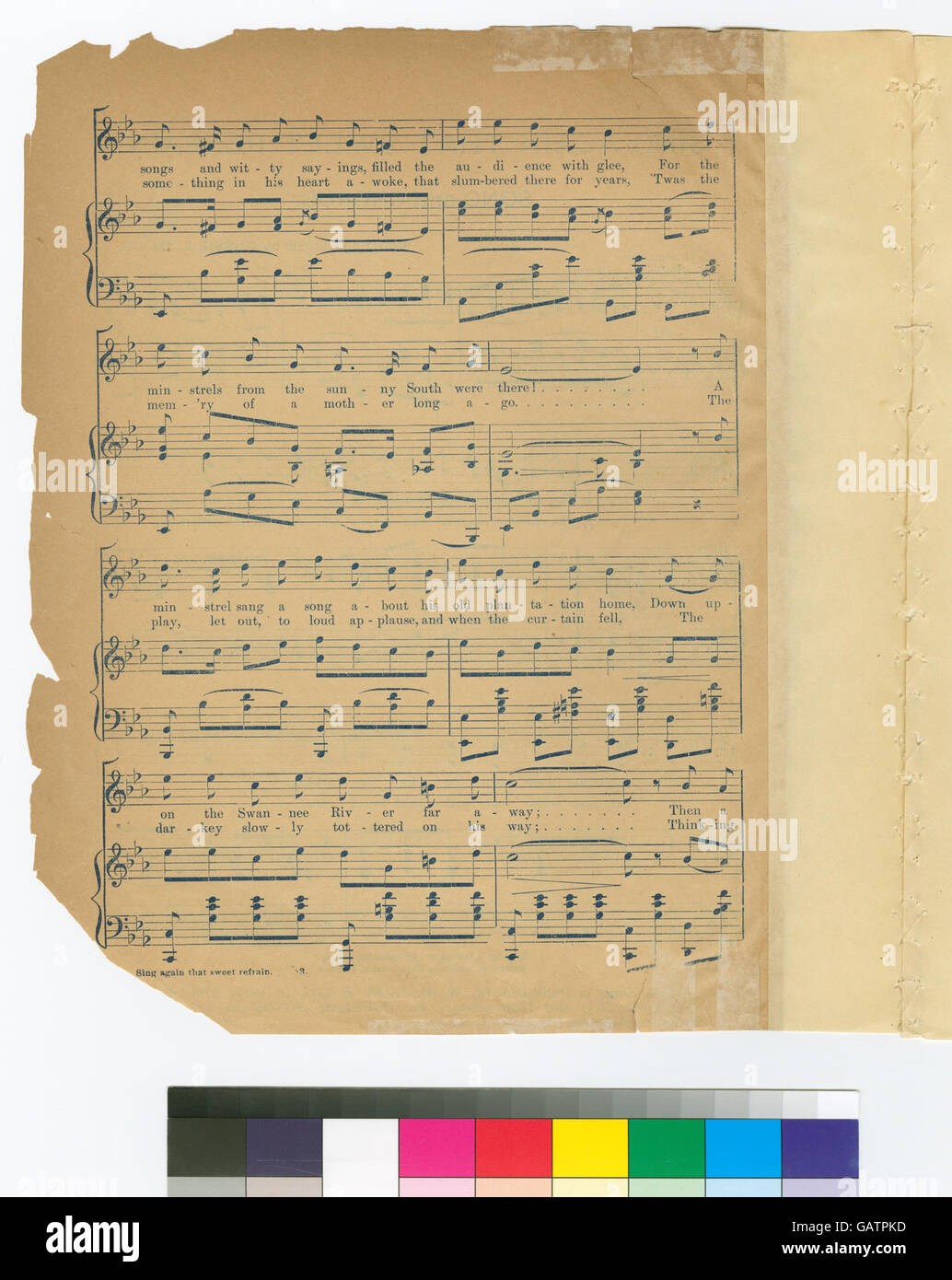 'Sing Again That Sweet Refrain' highlights a musical moment, evoking ...