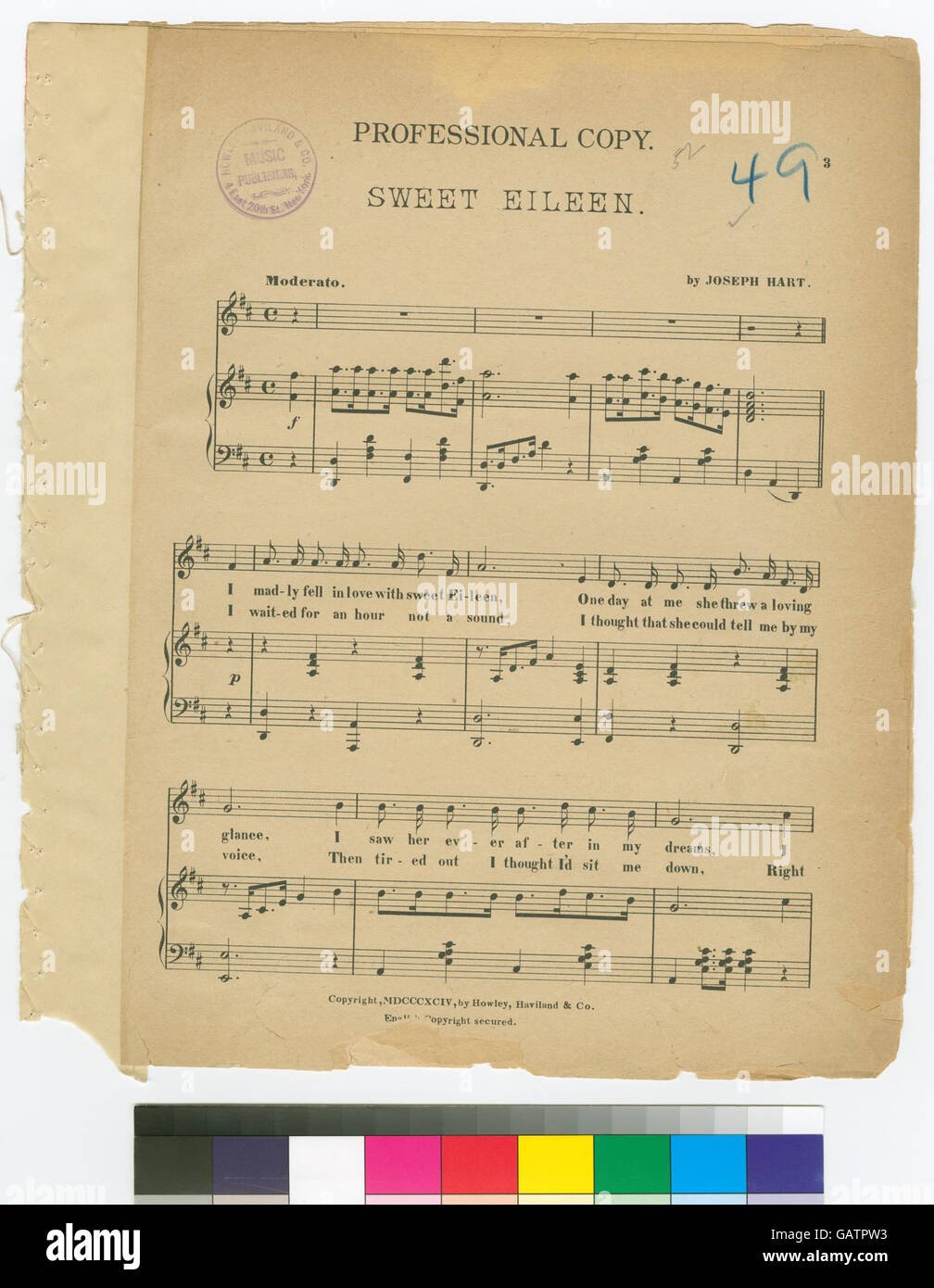 The photograph presents a woman named Eileen, described as 'sweet ...