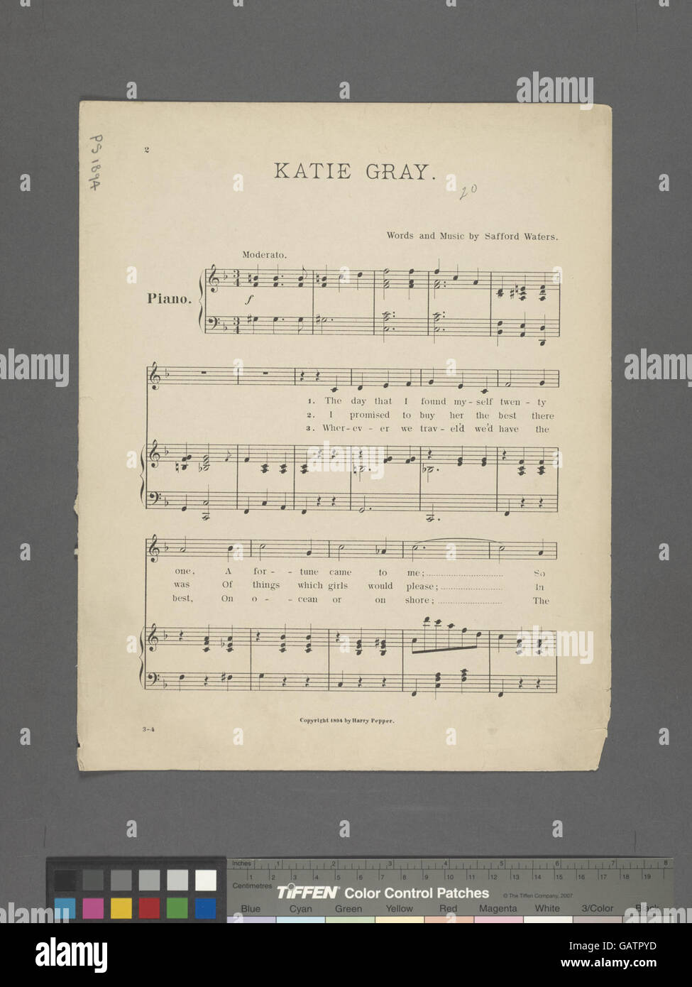 This image portrays a character named Katie Gray in an illustrated ...