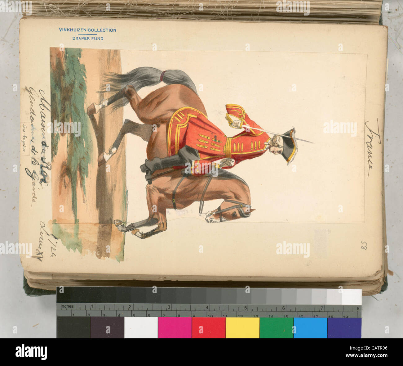 Between 1720 and 1724, France was under the rule of King Louis XV. His ...