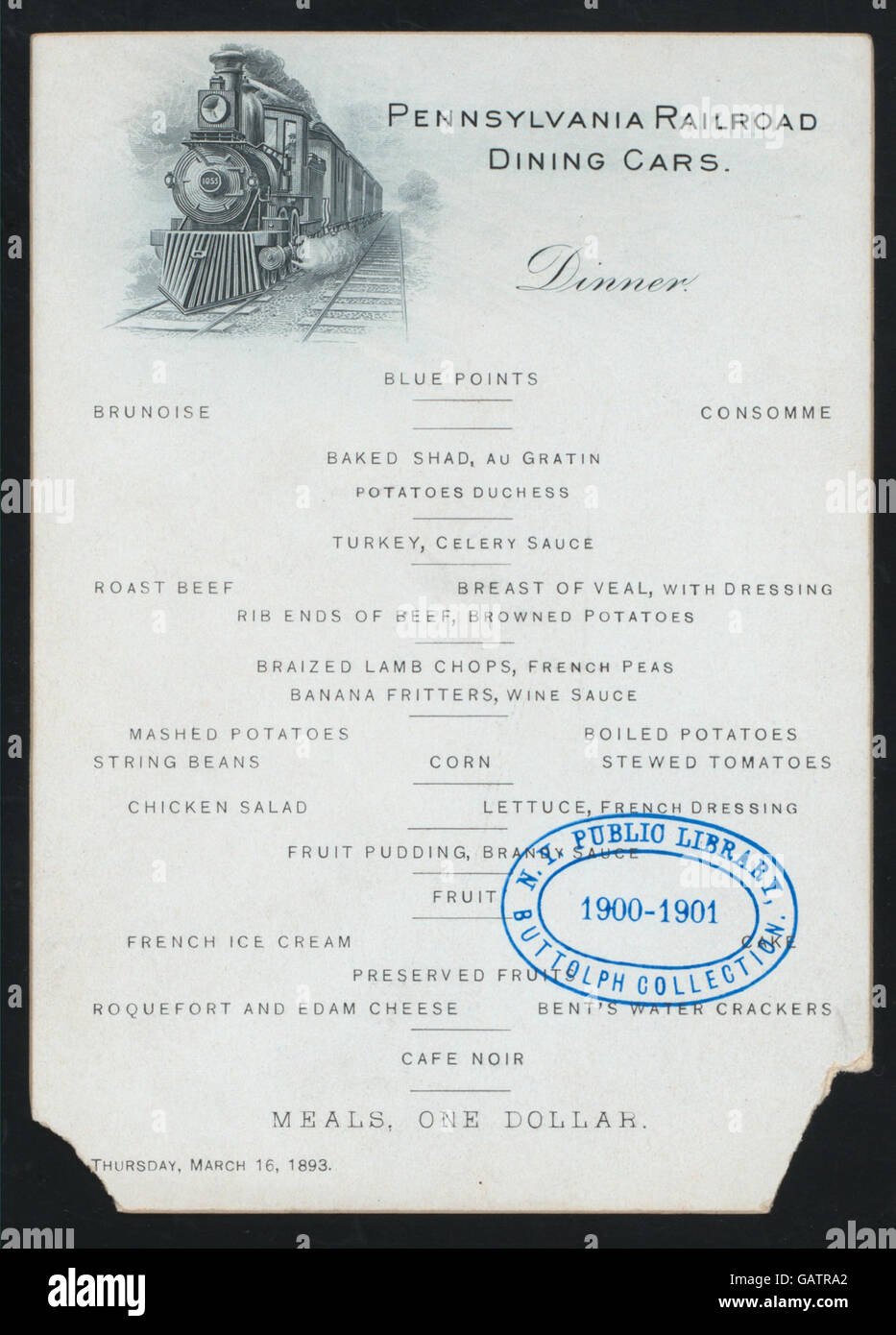 A formal dinner event hosted by Pennsylvania Railroad Dining Cars ...