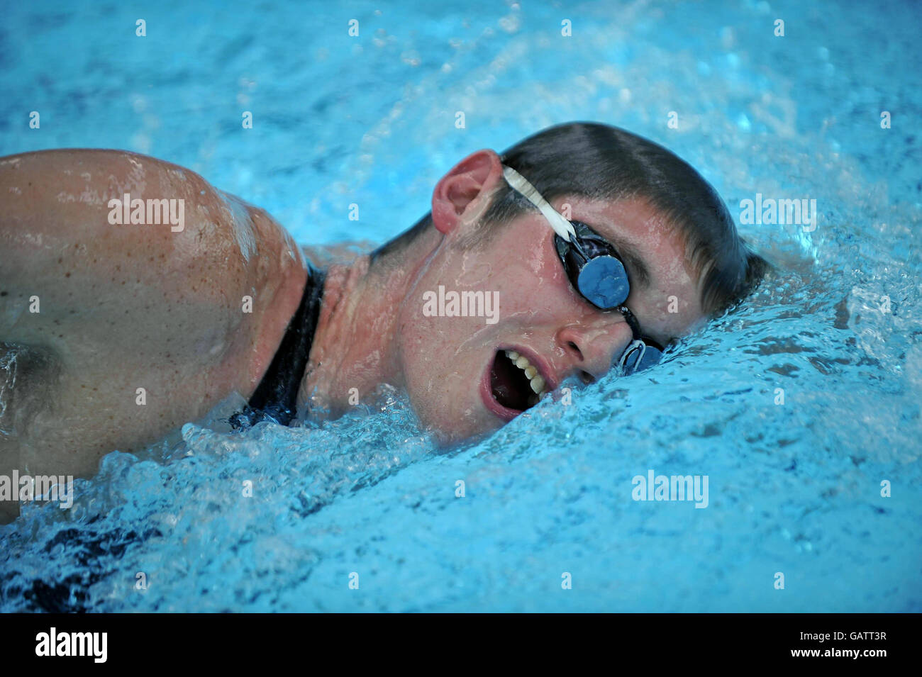 Olympics swimming david davies press day cardiff international pool hi ...