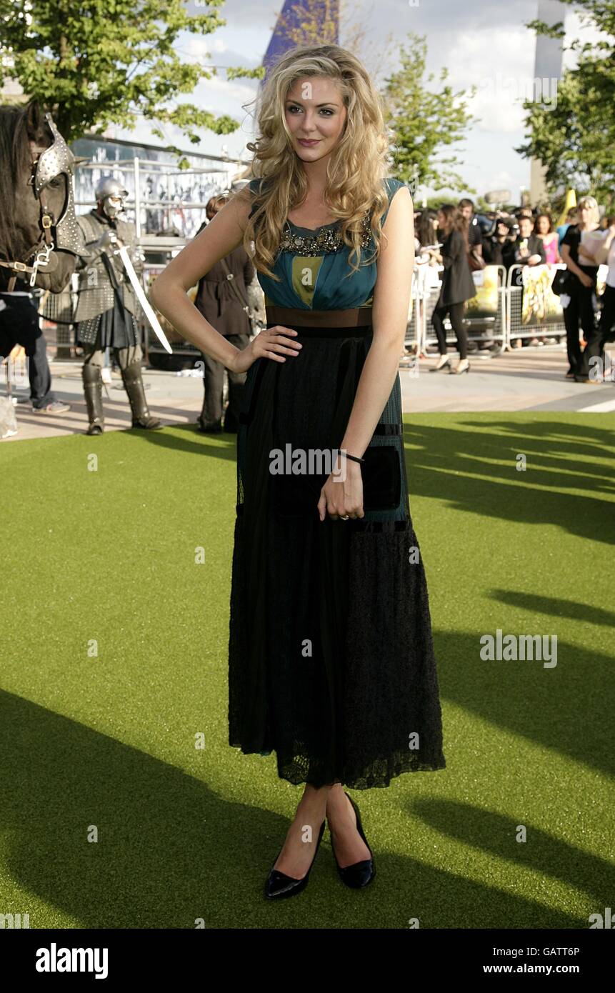 Tamsin Egerton arrives for the screening of The Chronicles of Narnia ...
