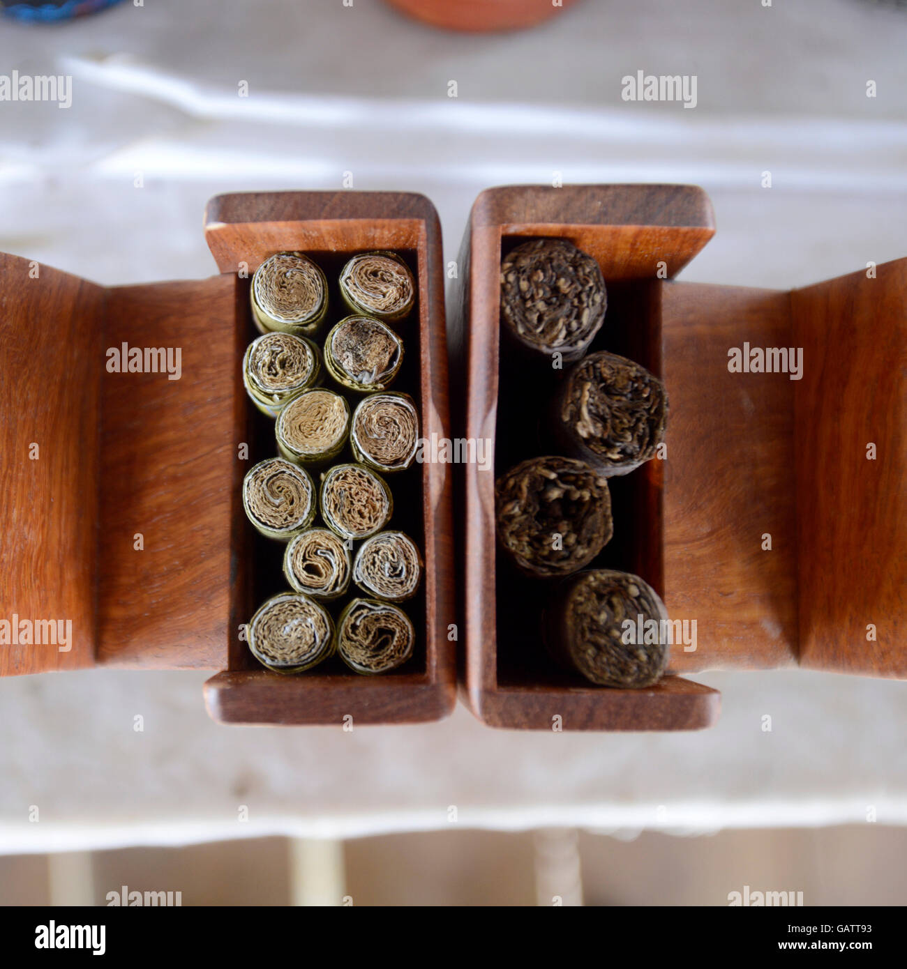 a Tabacco and cigar and cheroot Factory near the Village of Phaung Daw ...