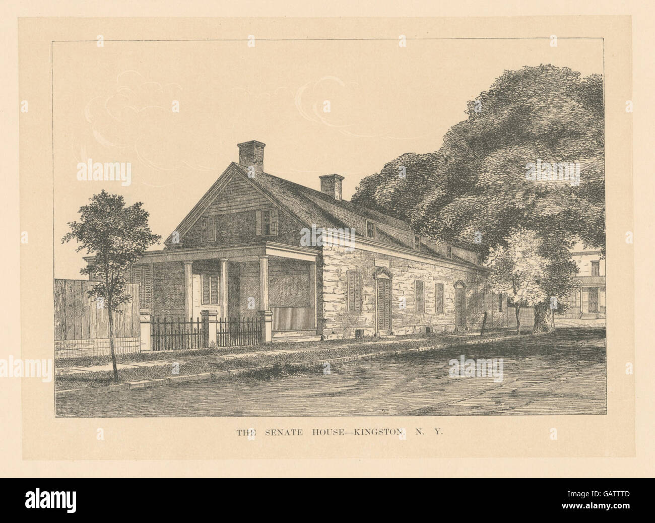 The Senate House in Kingston, New York, is a historic building that ...