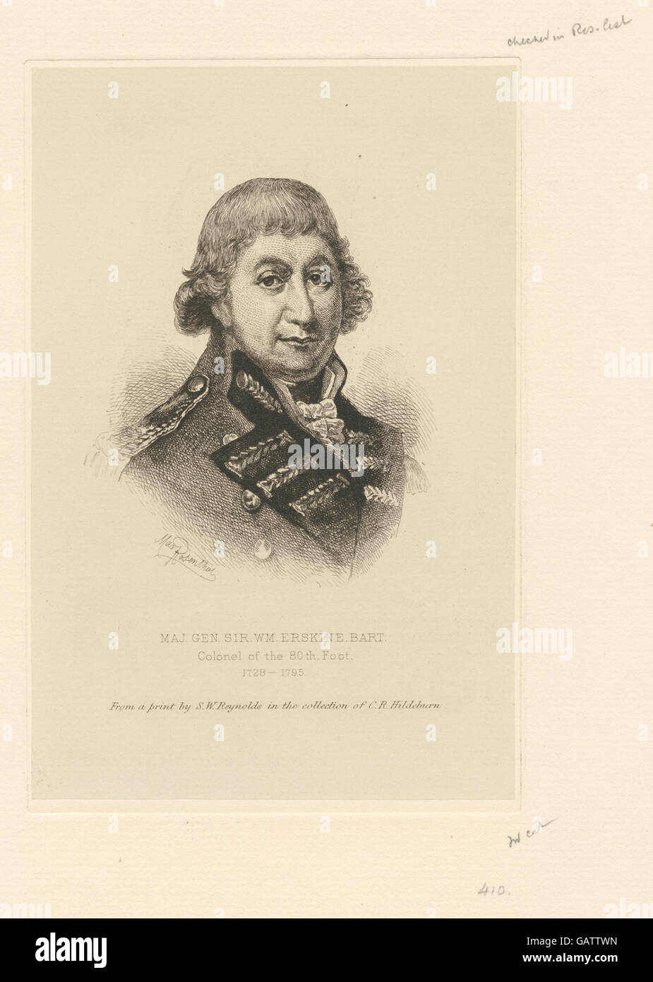 Major General Sir William Erskine was a British Army officer who served ...