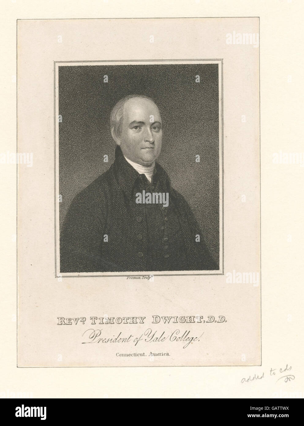 Revd. Timothy Dwight, D.D., president of Yale College ( b12349142 ...