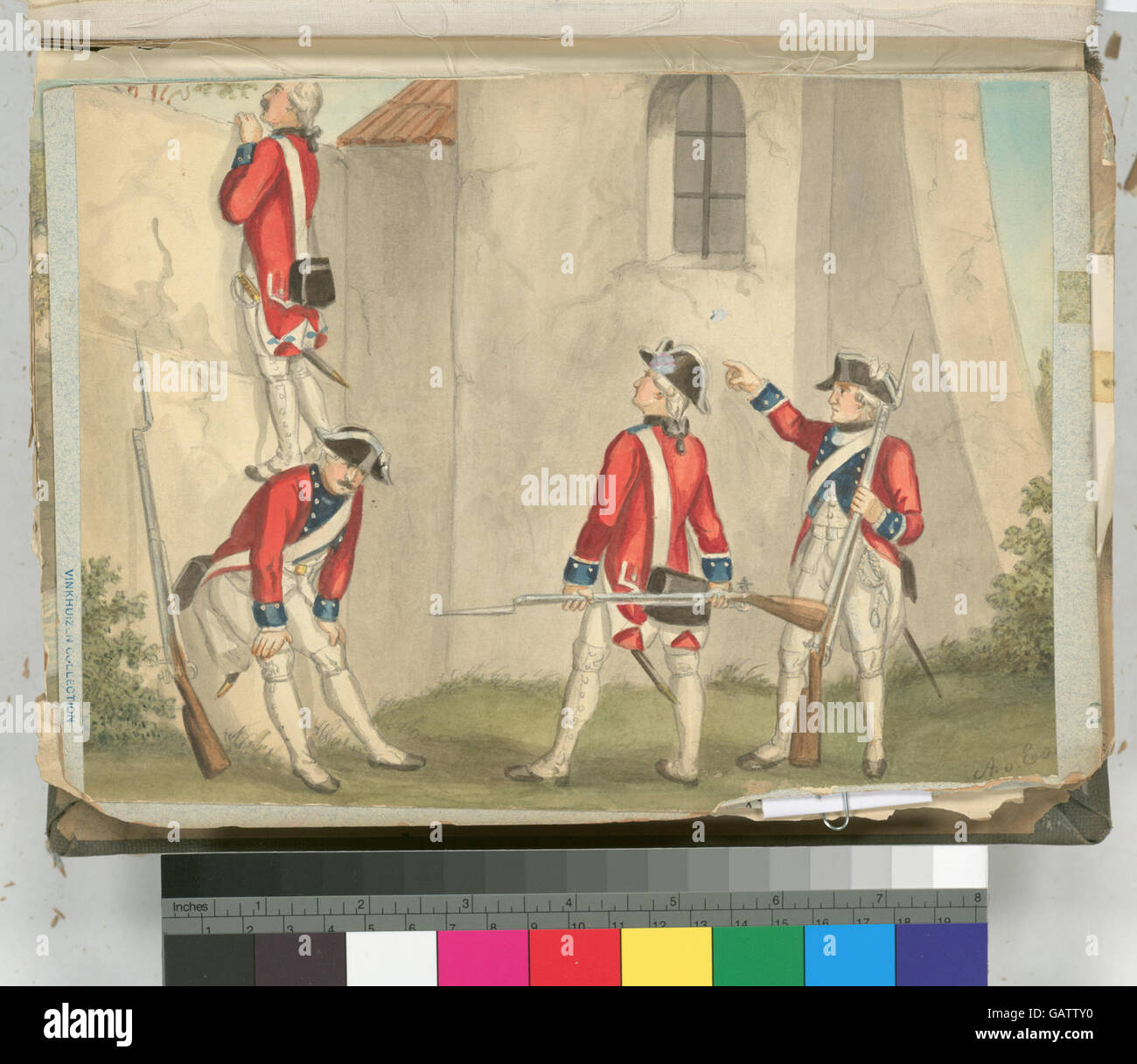 This image likely captures a historical moment in France between 1757 ...