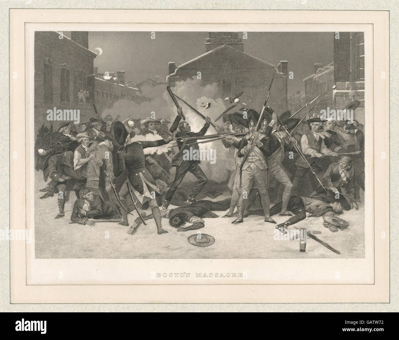 The Boston Massacre, a pivotal event in American history that occurred ...