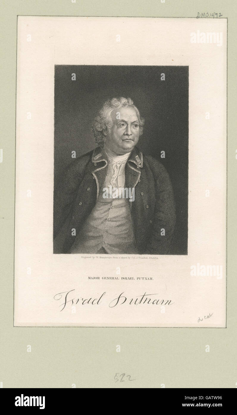Major general israel putnam hi-res stock photography and images - Alamy