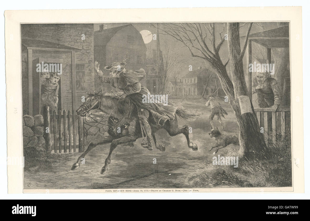 This title refers to the famous midnight ride of Paul Revere during the ...