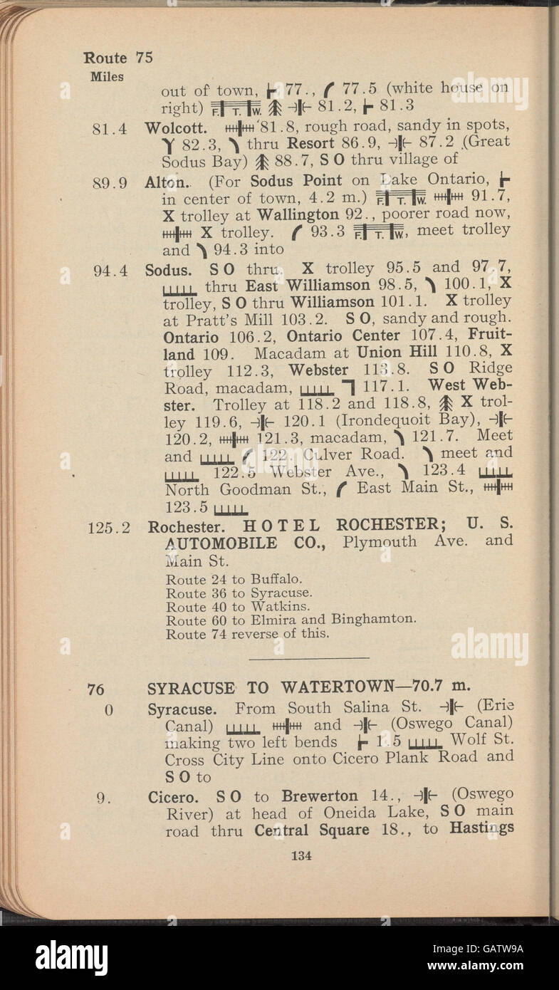 A tour book, likely a guide or brochure detailing a historical or ...