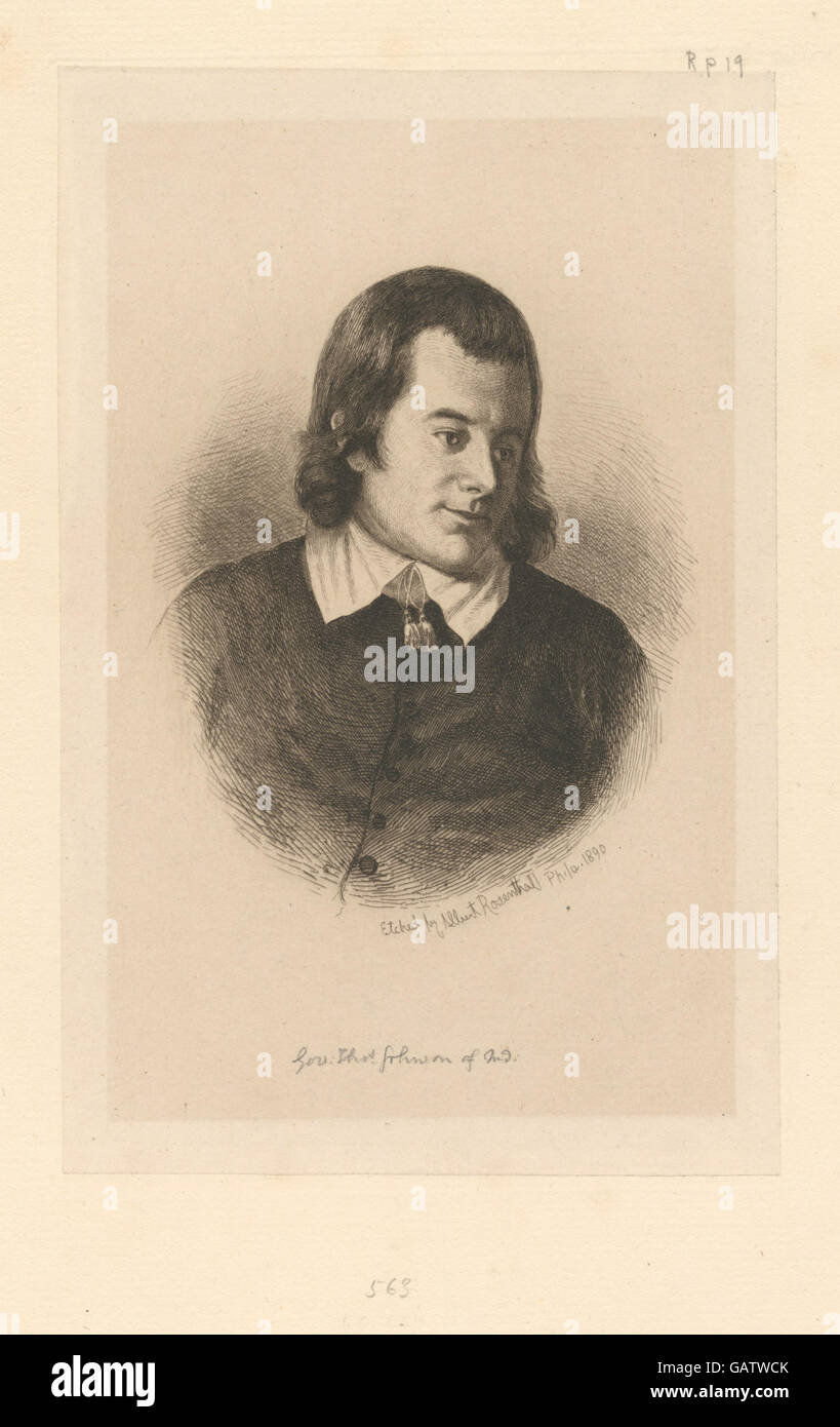 Thomas Johnson was the Governor of Maryland and a key figure in early ...