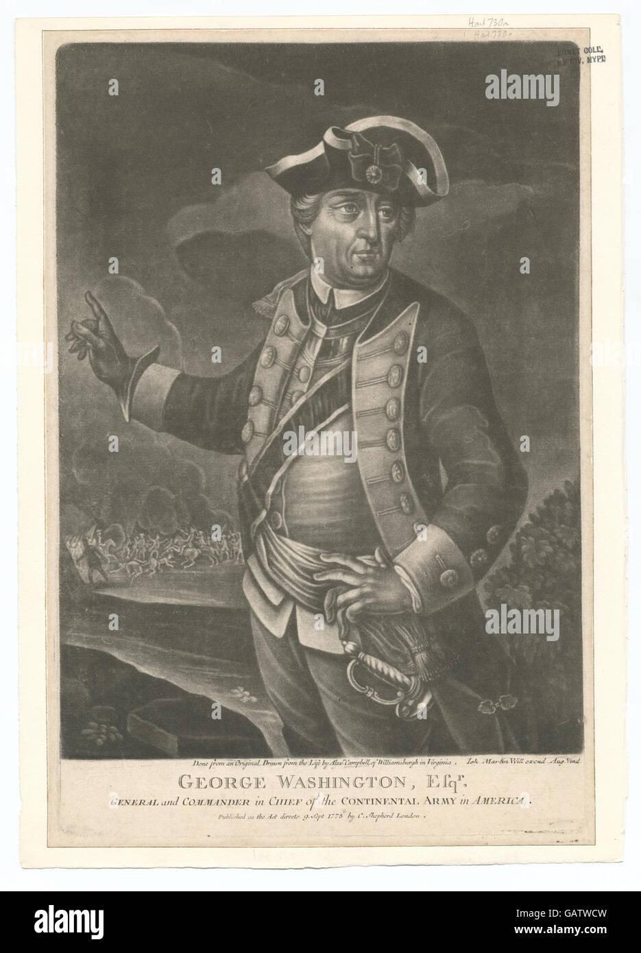 A formal reference to George Washington, who served as General and ...