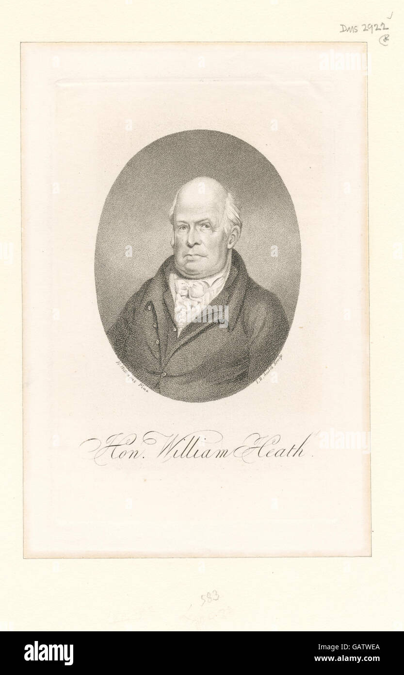 William Heath, an American Revolutionary War general and statesman ...