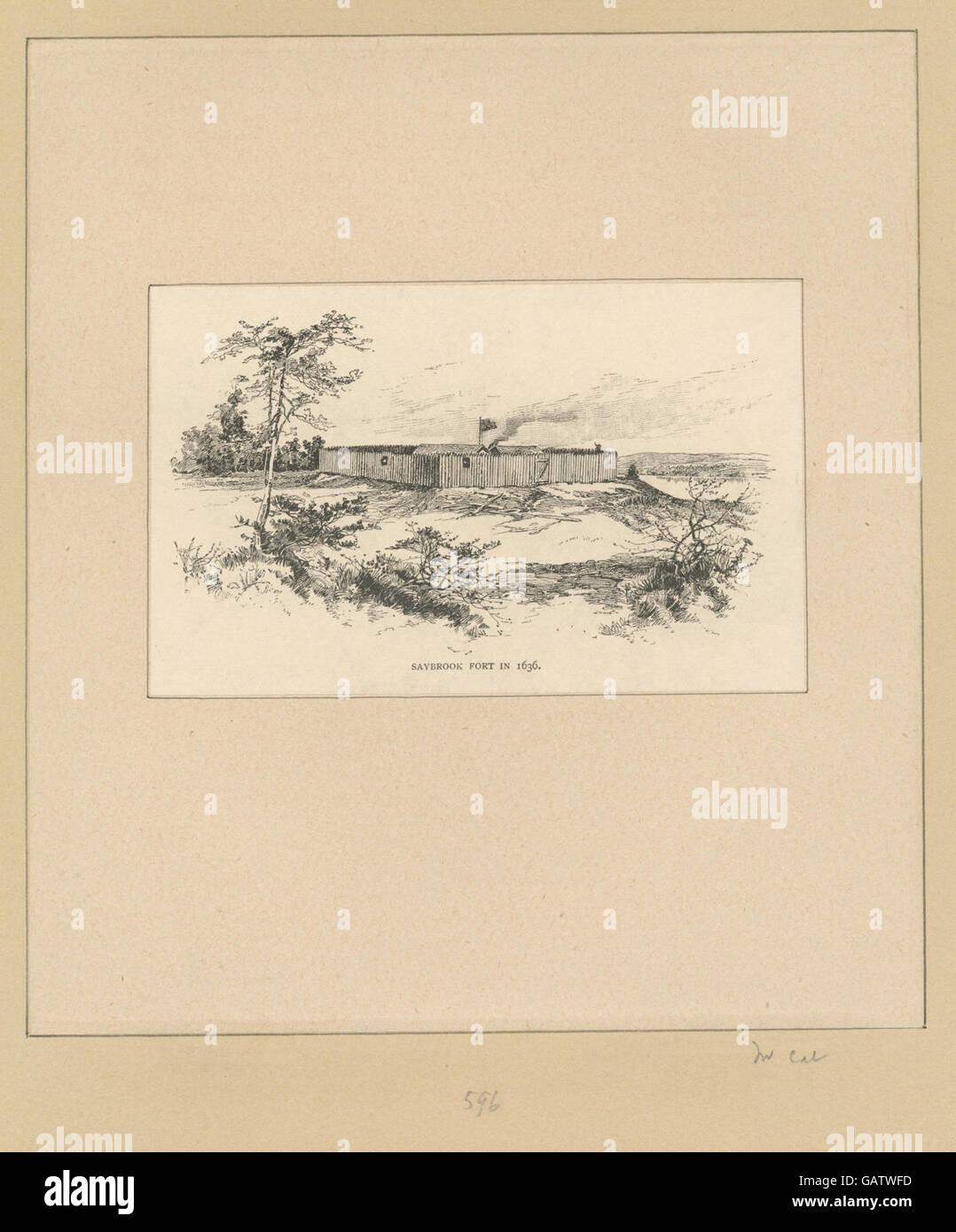 Saybrook Fort, established in 1636 in Connecticut, was one of the ...